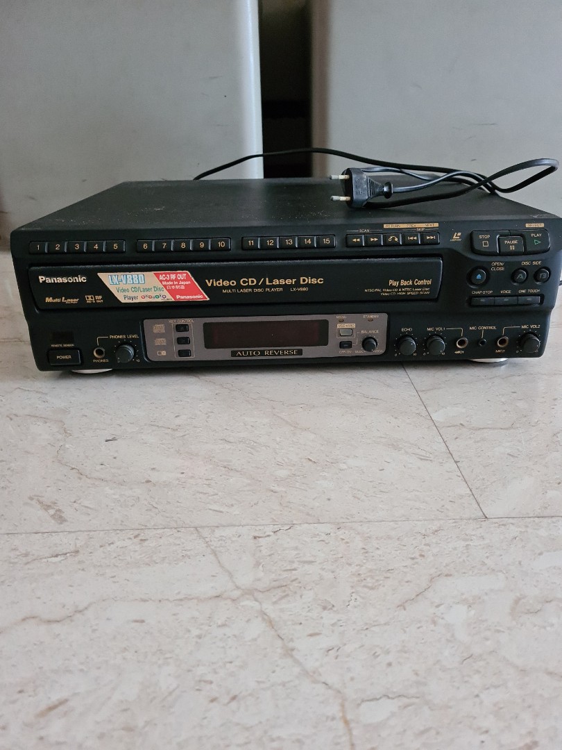 Panasonic Video CD/Laser Disc, TV & Home Appliances, TV & Entertainment ...
