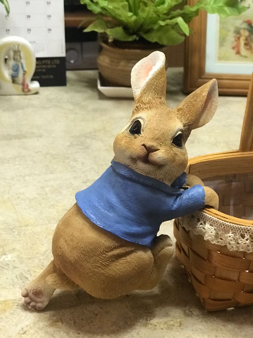 Peter Rabbit Figurine, Furniture & Home Living, Home Decor, Other Home ...