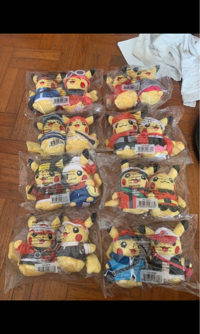 Pikachu 25th anniversary limited edition plush Pokemon regional edition ...