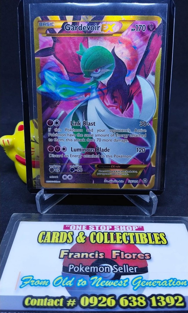Pokemon Card - GARDEVOIR EX #116 - FULL ART (XY: STEAM SIEGE) YEAR 2016 ...