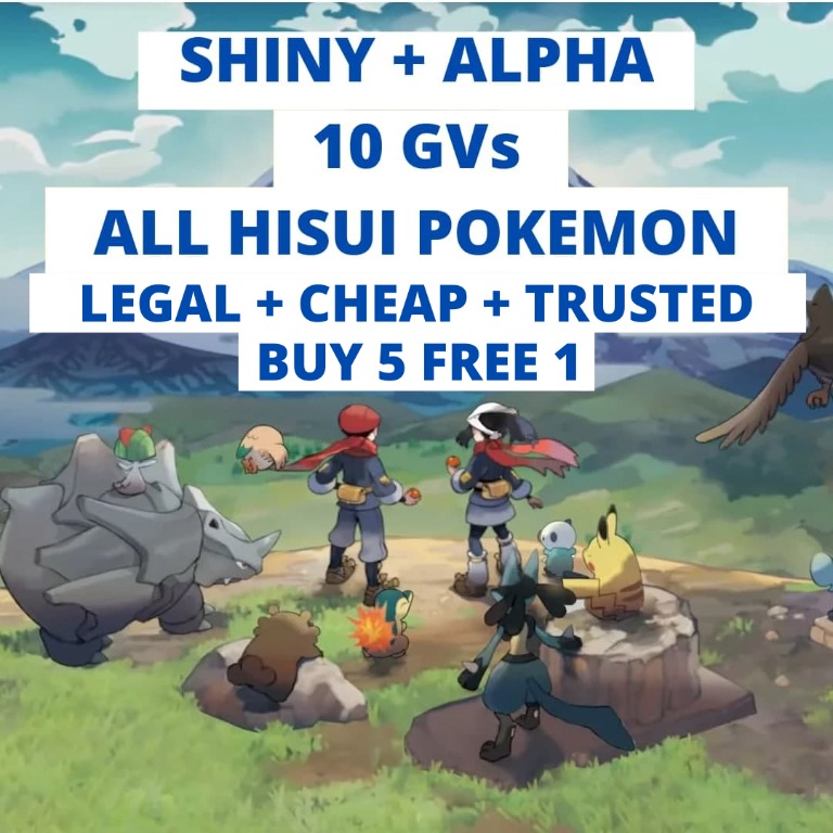 Pokemon Legends Arceus Pokedex CHEAP PLA Custom Pokemon, Hobbies & Toys ...