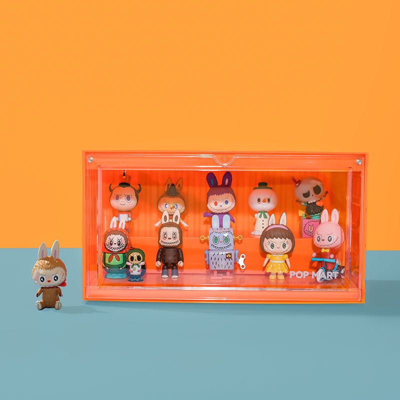 Popmart pop mart Luminous Light Crate Container Display Case, Hobbies ...