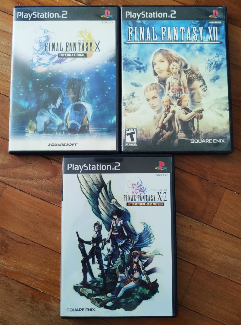 PS2 Final Fantasy Games, Video Gaming, Video Games, PlayStation on ...