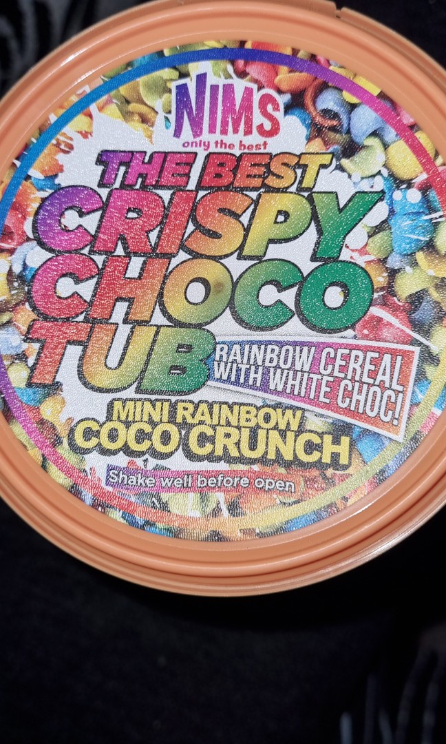 Rainbow Crunch with White Choc, Food & Drinks, Packaged & Instant Food ...