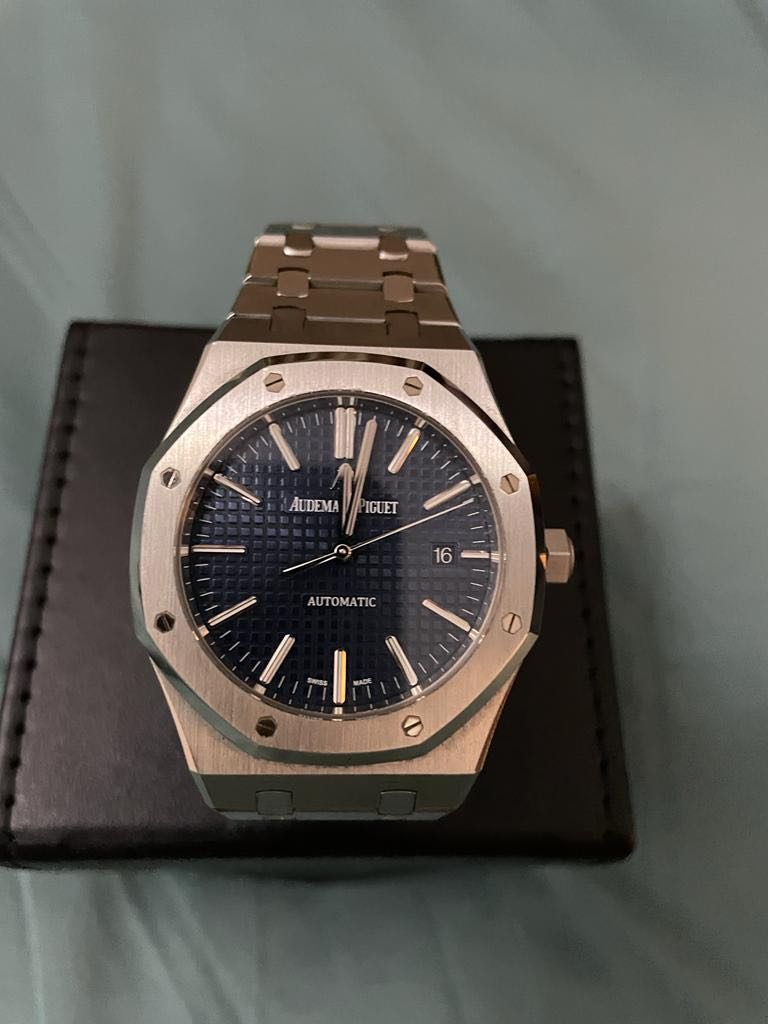 Rare AP 15400ST blue dial warranty till June 2023, Luxury, Watches on ...