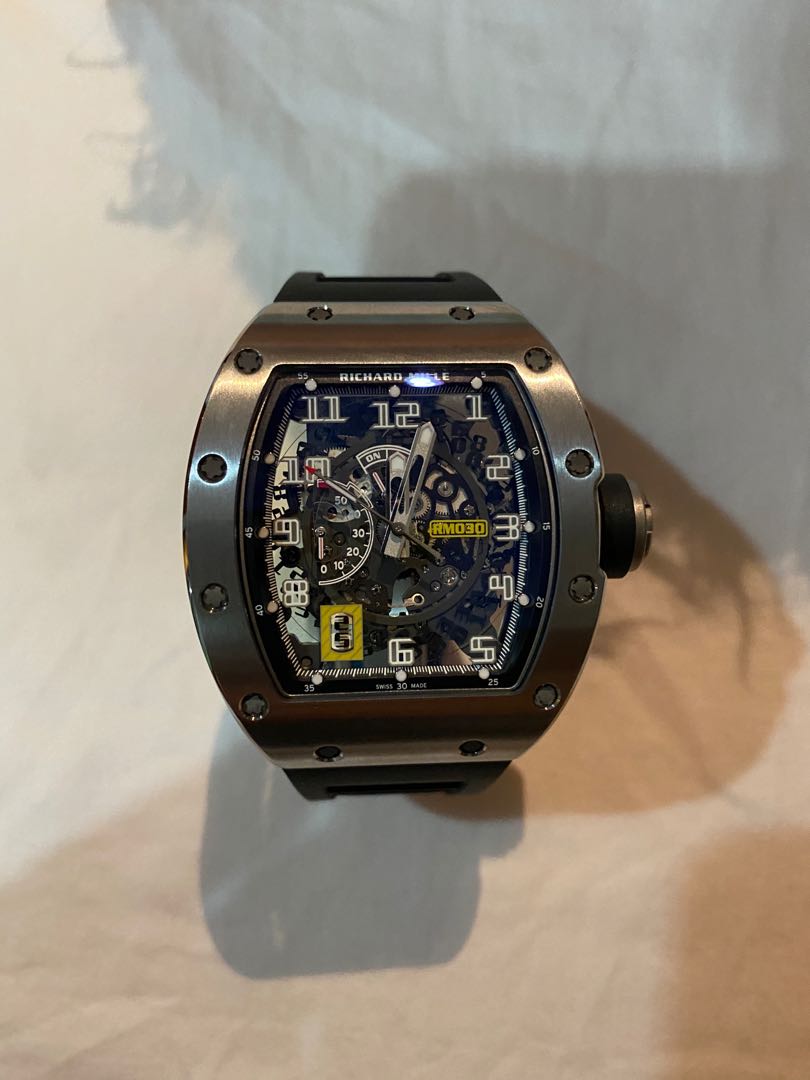 Richard Mille RM 030 titantium (RM30 RM 30 RM030), Luxury, Watches on ...