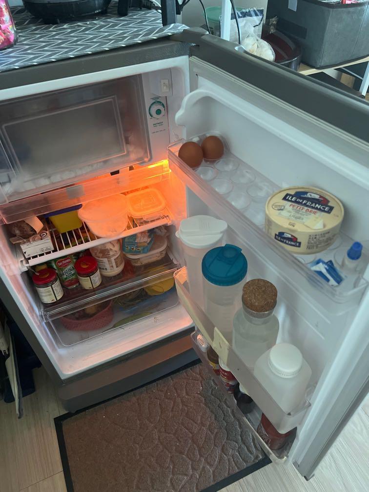 Sharp SJ-DTH55BS-SL 5.2 cu.ft. Single Door Refrigerator, TV & Home ...