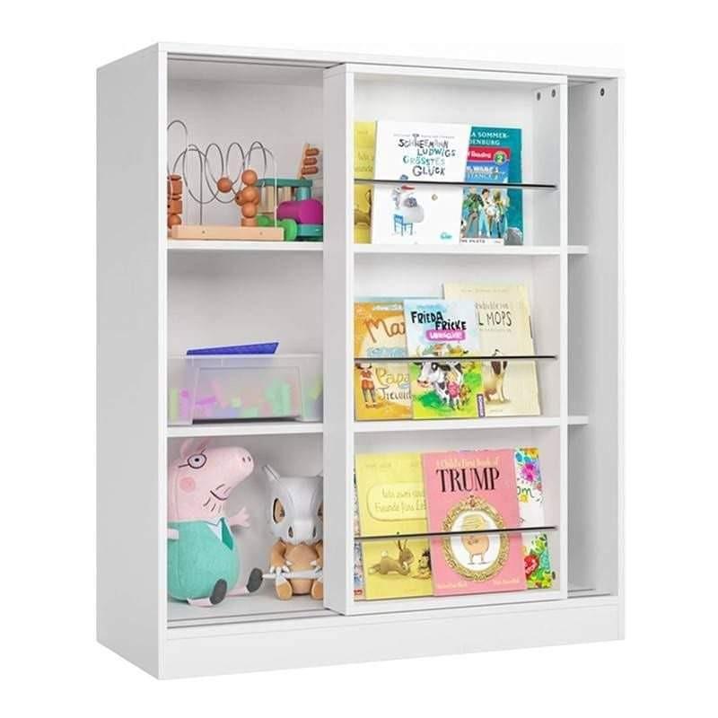 SLIDING DOOR BOOK RACK, Furniture & Home Living, Furniture, Shelves ...