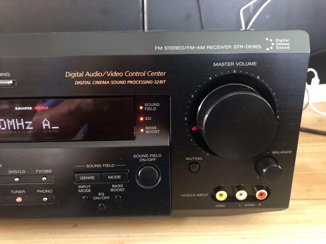 Sony STR DE925 5.1 ch. 110W x 5 Digital Audio Video Control AM FM ...