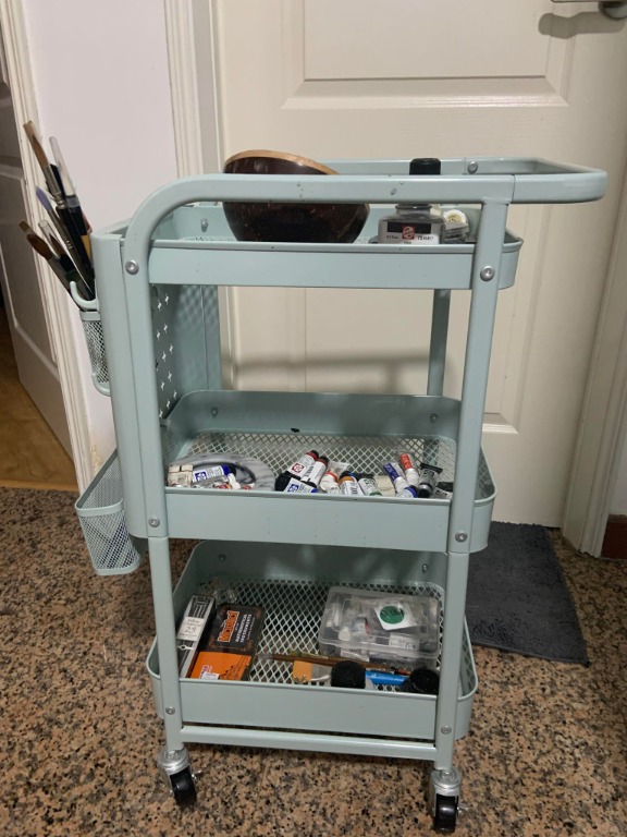 Spotlight compact green trolley, Furniture & Home Living, Furniture ...