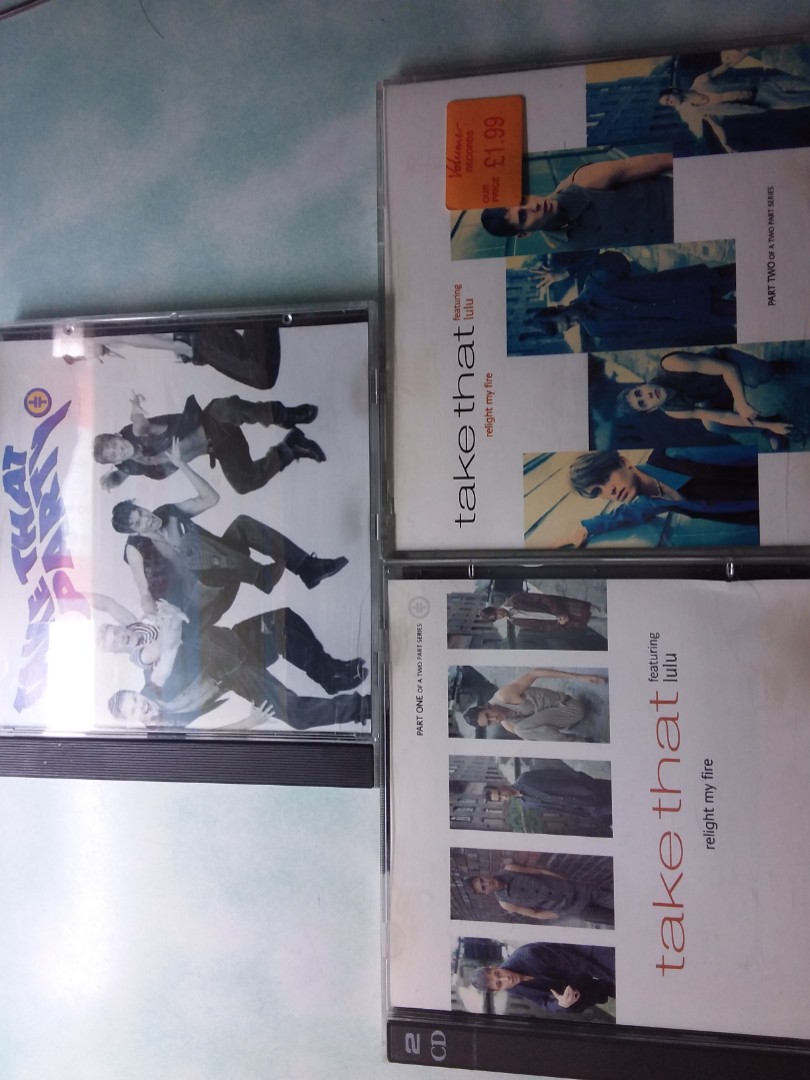 TAKE THAT relight my fire part 1 & 2 + TAKE THAT & PARTY, 興趣及遊戲, 音樂樂器 ...