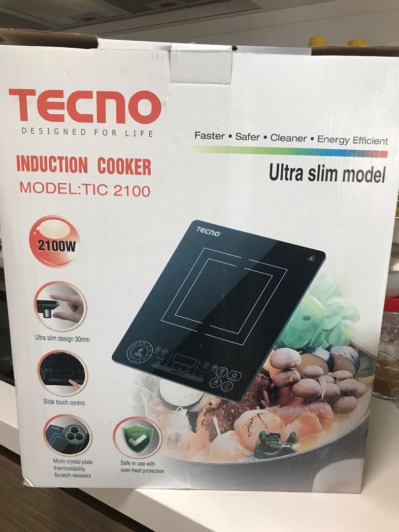 Tecno - induction cooker mdl:2100, TV & Home Appliances, Kitchen ...