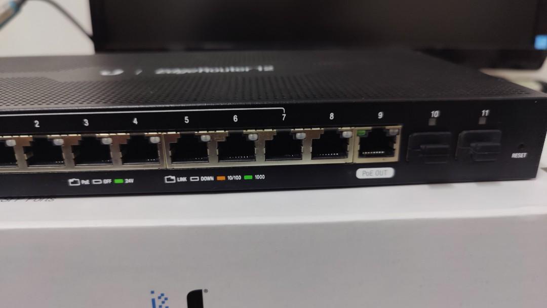 Ubiquiti EdgeRouter 12, Computers & Tech, Parts & Accessories, Computer ...