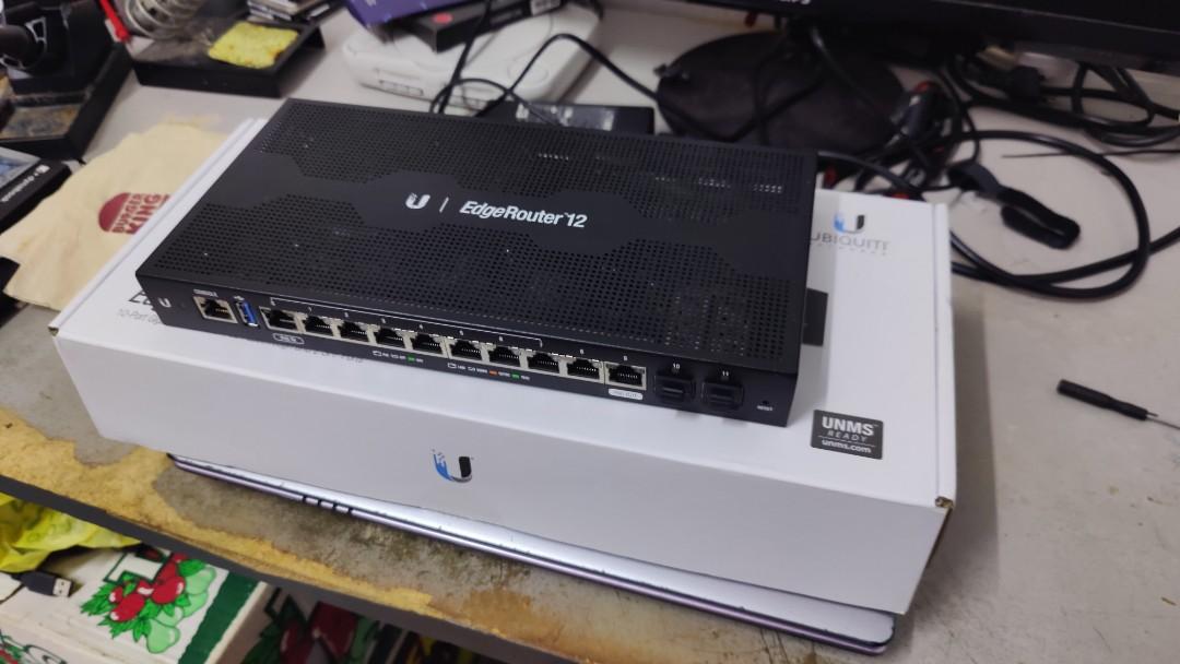 Ubiquiti EdgeRouter 12, Computers & Tech, Parts & Accessories, Computer ...