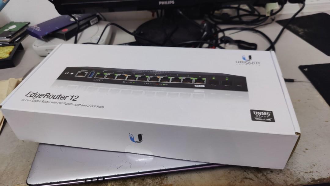 Ubiquiti EdgeRouter 12, Computers & Tech, Parts & Accessories, Computer ...