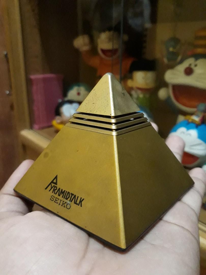 Vintage 1980's Seiko Hori Production Pyramid Talking Desk LCD Alarm ... Vintage 1980's Seiko Hori Production Pyramid Talking Desk LCD Alarm ...