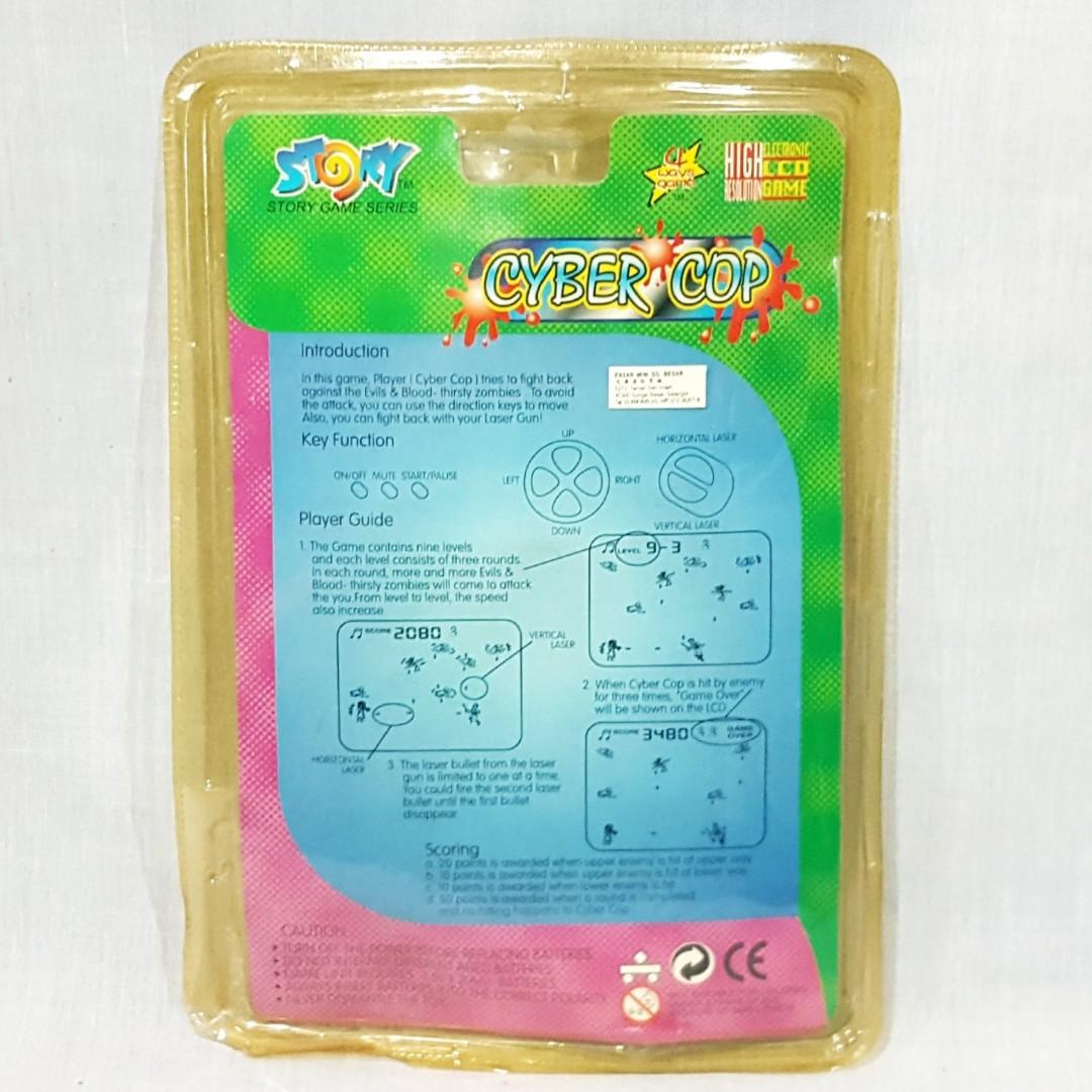 VINTAGE CYBER COP GAME, Hobbies & Toys, Collectibles & Memorabilia, Fan ...