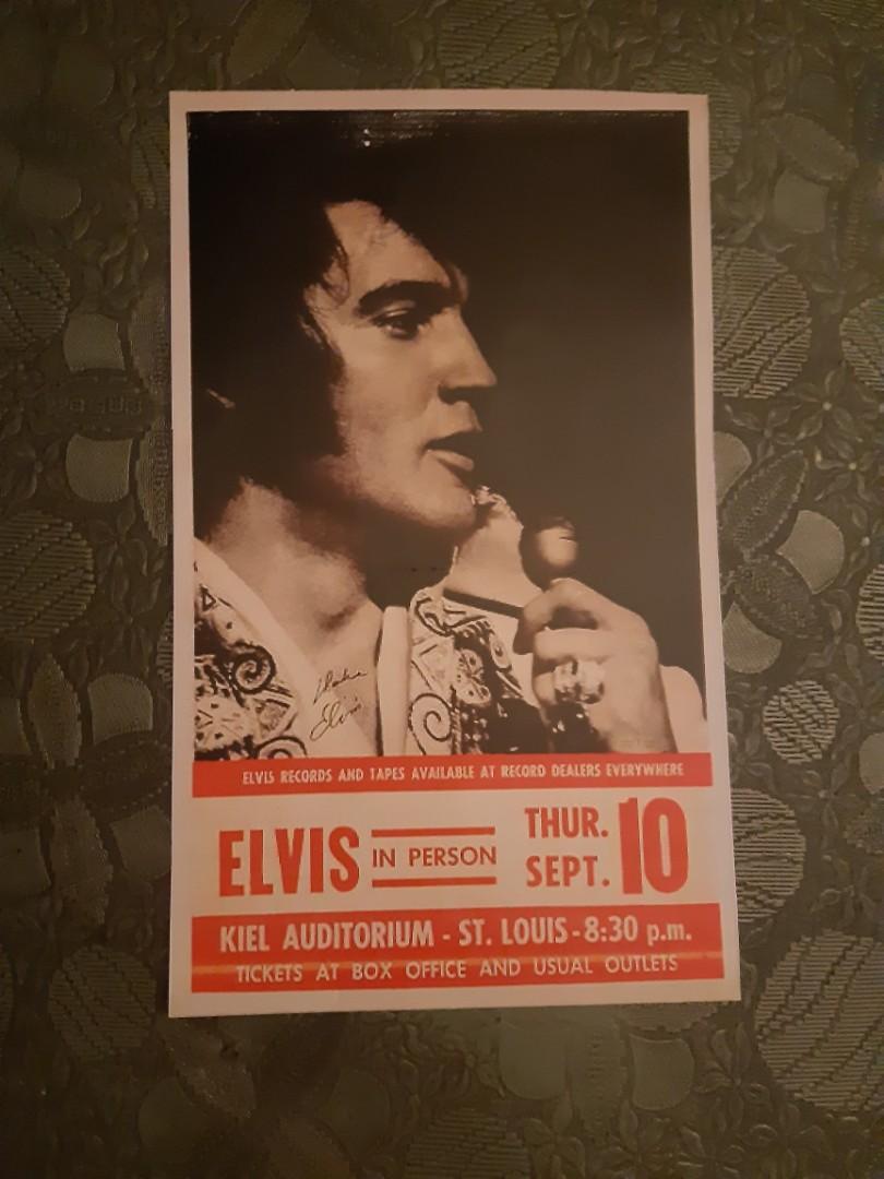 vintage poster elvis presley ( COD KL ATAU DELIVERY KL ), Hobbies ...
