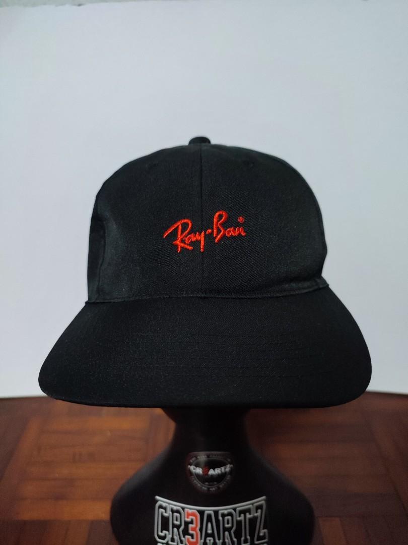 Vintage Ray Ban Cap Black, Men's Fashion, Watches & Accessories, Cap ...