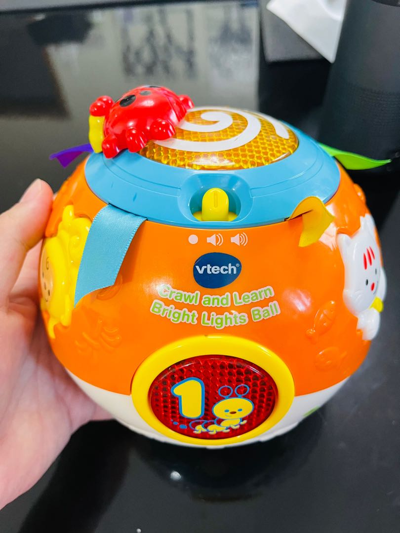 Vtech crawl and learn bright lights ball, Babies & Kids, Infant ...