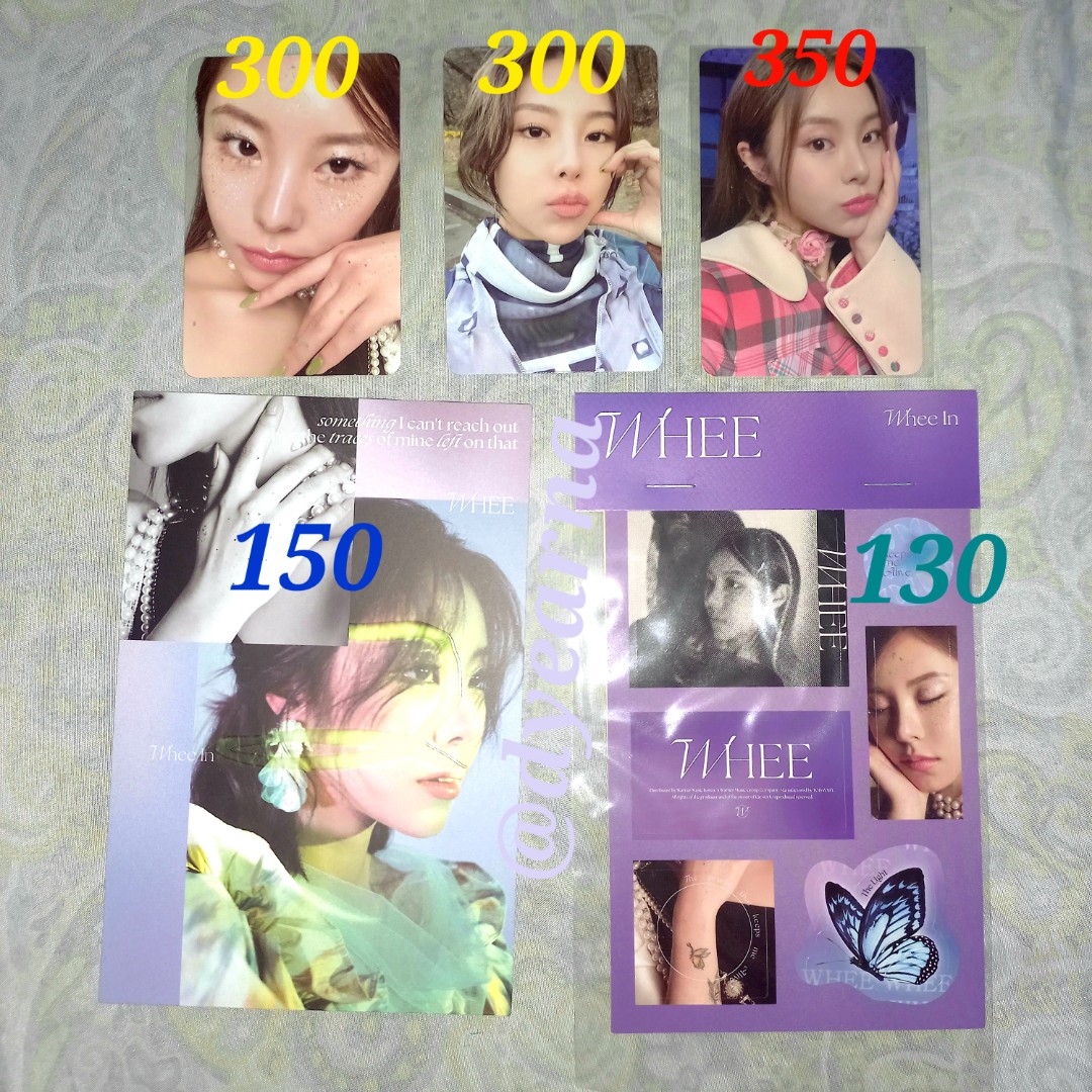 WHEEIN WHEE ALBUM INCLUSIONS AND PHOTOCARD, Hobbies & Toys, Memorabilia ...
