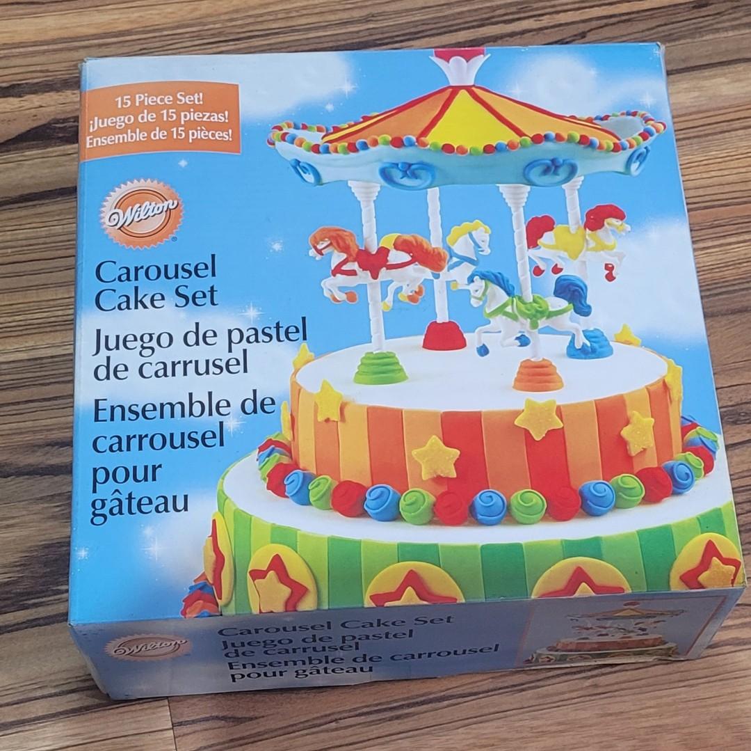 Wilton Carousel Cake Set, Furniture & Home Living, Kitchenware ...