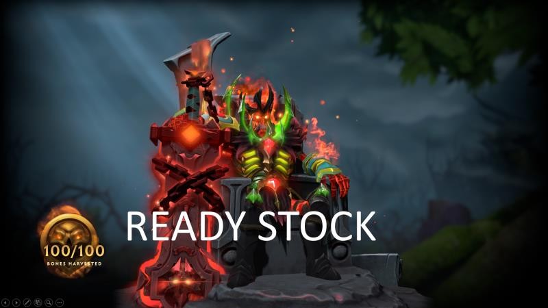 Wraith King Genuine Blistering Shade of the Crimson Witness Dota 2‼️ ...