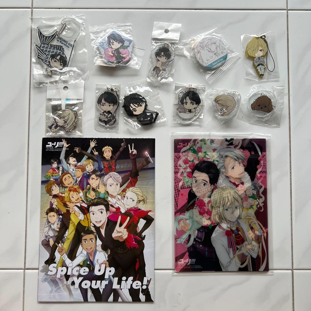 Yuri On Ice yoi official and fanmade merch yuri yurio viktor victor ...