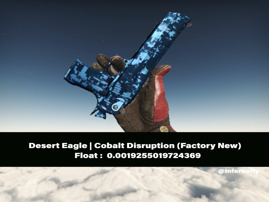 (0.001FV) Desert Eagle Cobalt Disruption FN CSGO SKINS KNIVES, Video ...