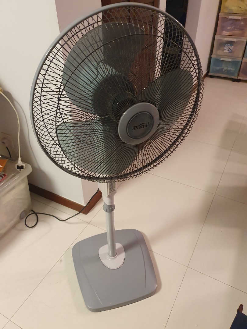 16" Mistral Electric Stand Fan, Furniture & Home Living, Lighting ...