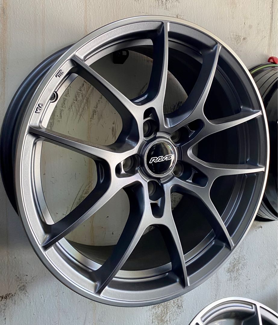 2023 SALE!!! RAYS G025 MATT GREY 17" SPORT RIMS, Car Accessories, Tyres ...