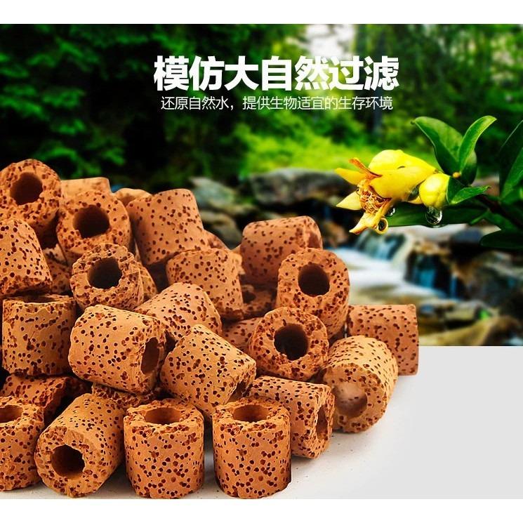 (500g) AQUARIUM POND FILTER MEDIA CERAMIC BIO RINGS BACTERIA BALLS ...