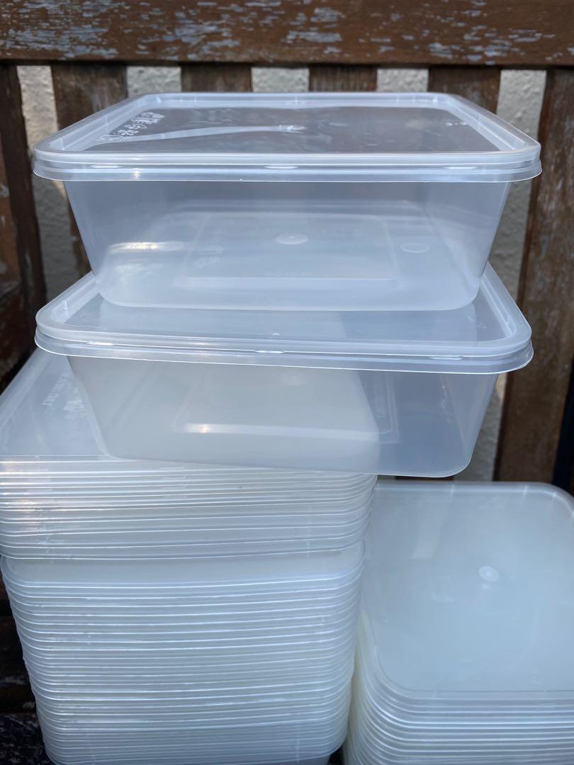60x Plastic Containers/PP food container, Furniture & Home Living ...