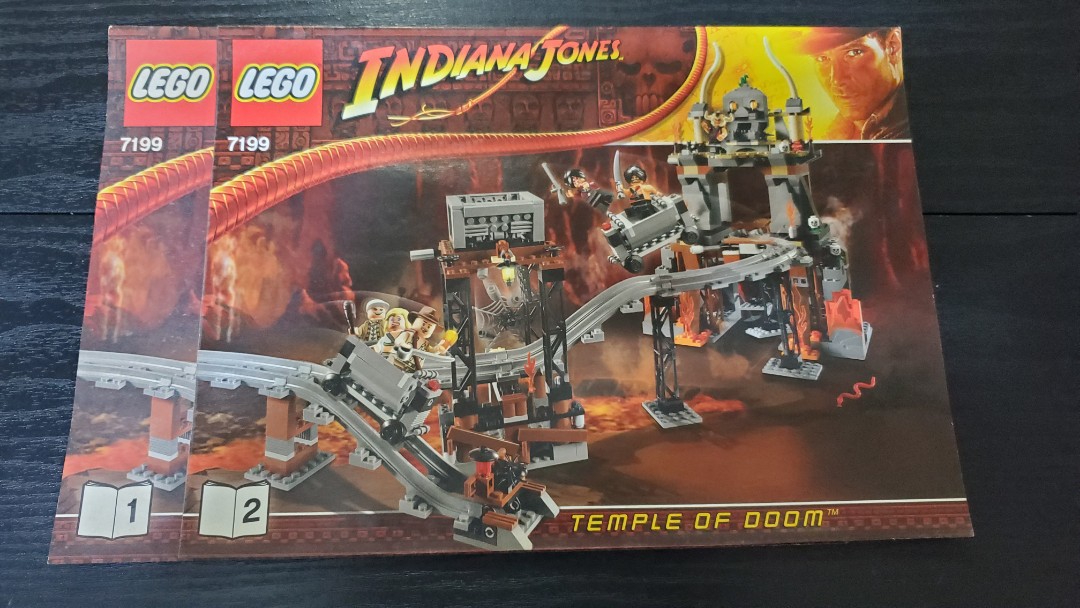 二手 Lego 7199 Indiana Jones - Temple of Doom（齊6隻全新人仔 有說明書 有盒 主體整體上齊件 ...