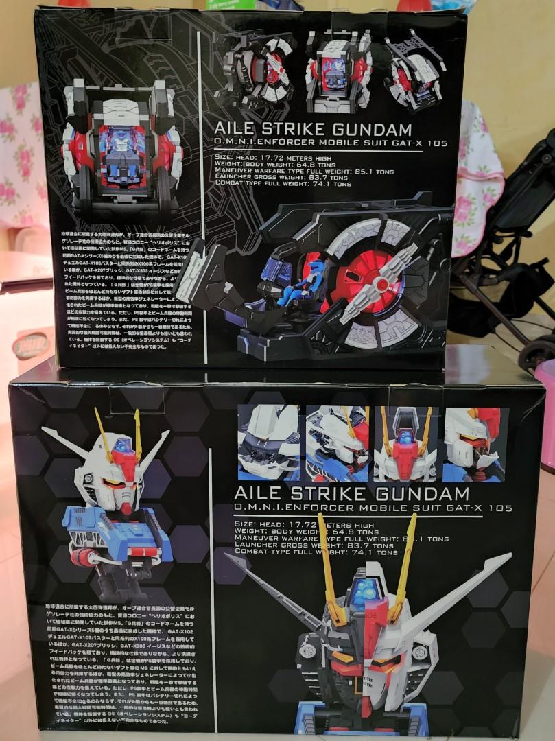 Aile strike gundam pilots cockpit and gundam head, Hobbies & Toys, Toys ...