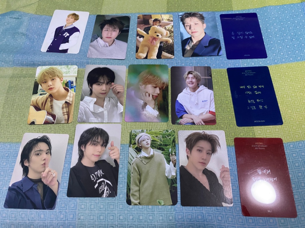 ASTRO PHOTOCARDS (4th Gen, 1st Gen, SG 2020, Blue Flame, All Light, All ...