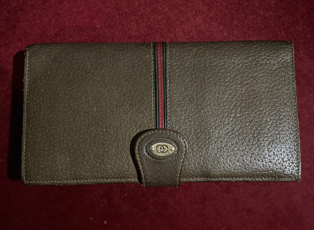 Authentic vintage Gucci italy wallet, Luxury, Bags & Wallets on Carousell