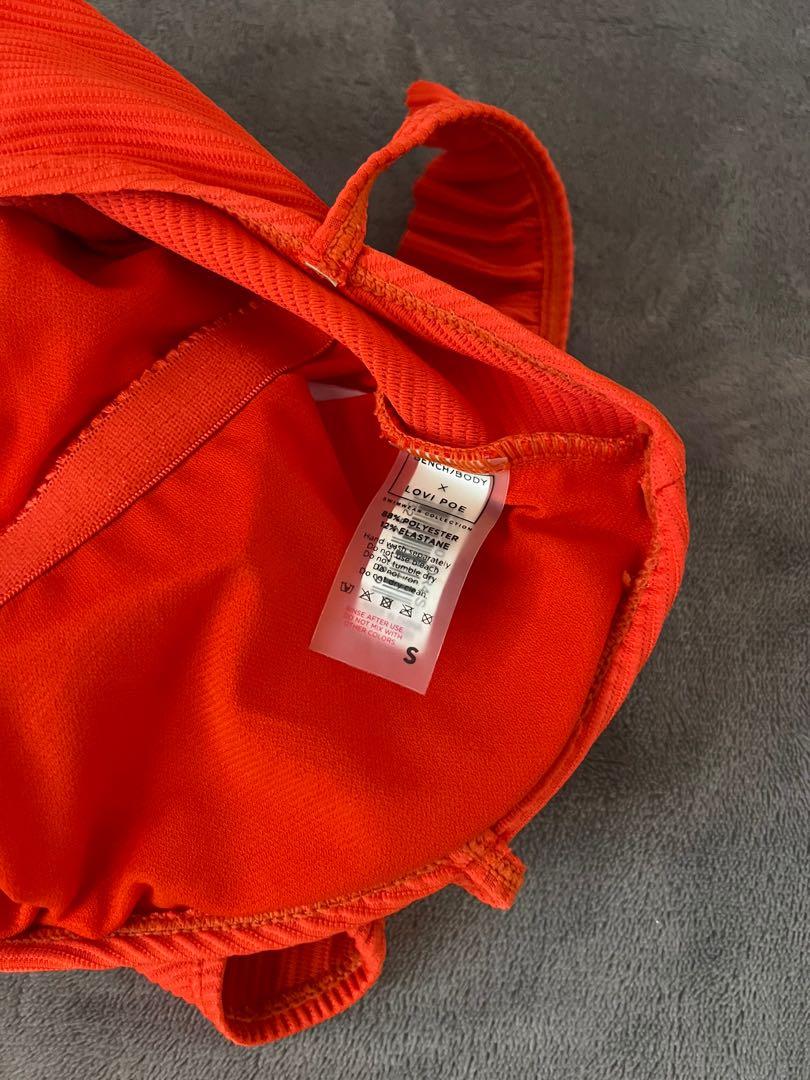 Bench Body x Lovi Poe One Piece Swimsuit - Red Orange, Women's Fashion ...