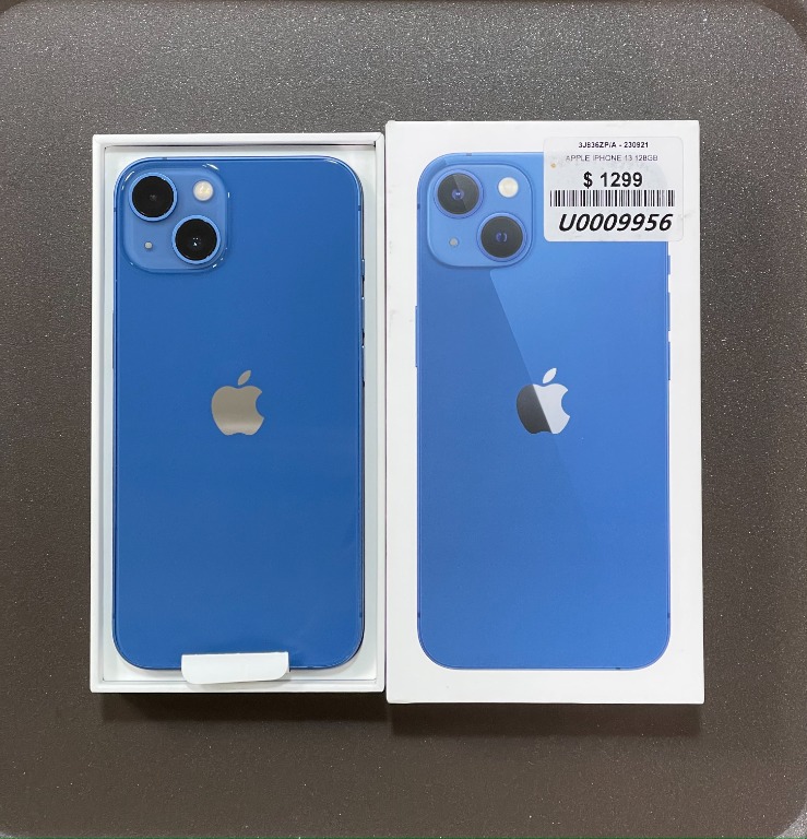 [BMC] Apple iPhone 13 Blue 128GB (used) *Mint Condition/Full Box Set ...