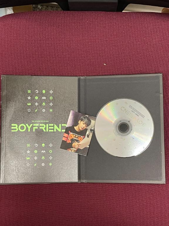 韓國 BOYFRIEND 六人親筆簽名CD DVD The Second Mini Album, 興趣及遊戲, 音樂、樂器 & 配件, 音樂與 ...