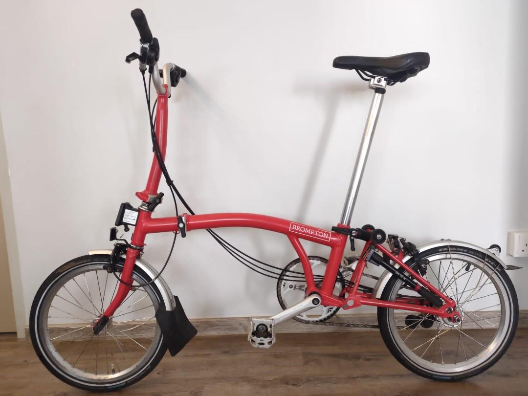 Brompton M6L house red 2018, Sports Equipment, Bicycles & Parts ...