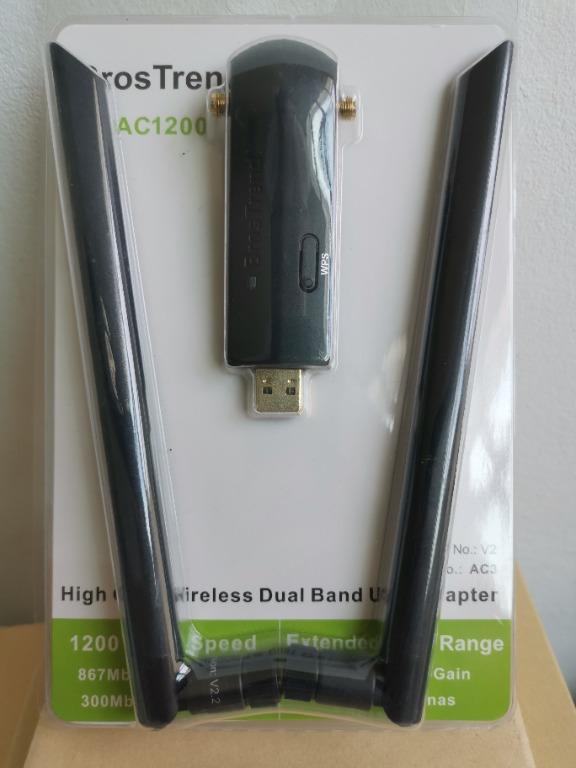 Brostrend Usb Wifi Adapter For Pc Ac V Computers Tech Parts Accessories Networking On