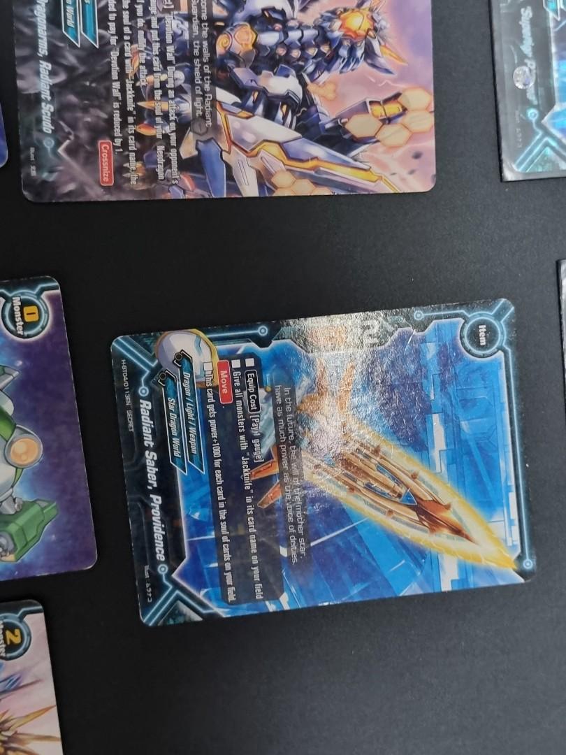 Buddyfight stardragon world(neodragon/dragonarms) single cards/foils ...