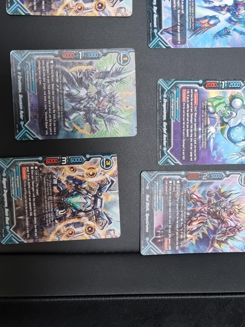 Buddyfight stardragon world(neodragon/dragonarms) single cards/foils ...