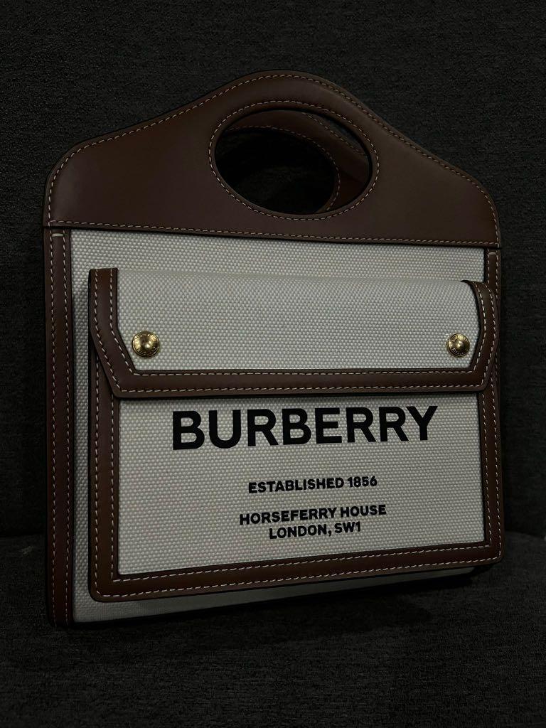 Burberry Mini Pocket Bag, Luxury, Bags & Wallets on Carousell