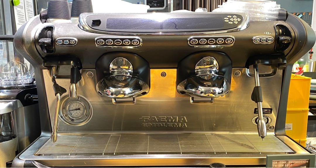 Commercial Coffee Espresso Machine Faema Emblema 2 Grouphead Auto Steam ...