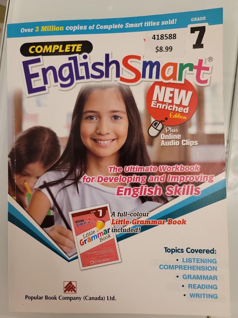 Complete English Smart Grade 7, 興趣及遊戲, 書本 & 文具, 小說 & 故事書 - Carousell