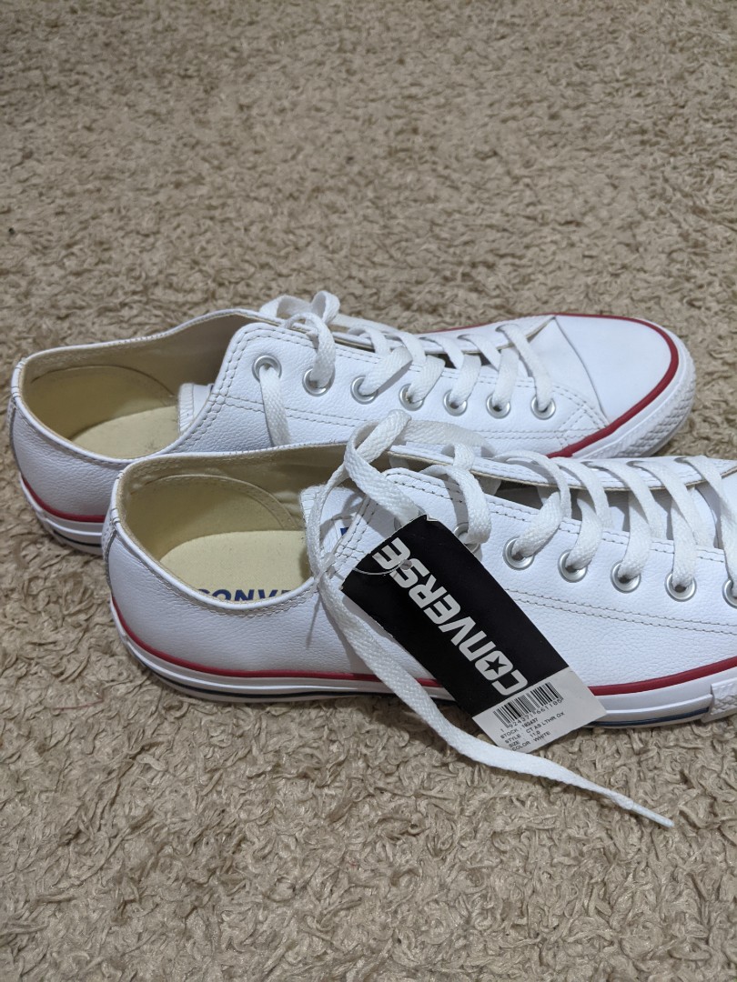 Converse Classic Leather White 29.5 cm Original, Men's Fashion ...
