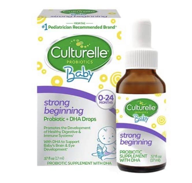 Culturelle baby Probiotics + DHA drops (0-12months), Health & Nutrition ...