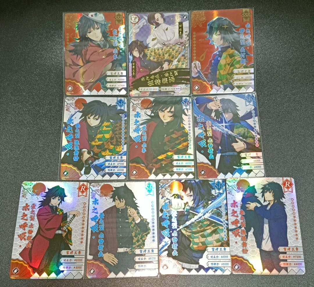 Demon Slayer Character Card Sets, Hobbies & Toys, Toys & Games on Carousell